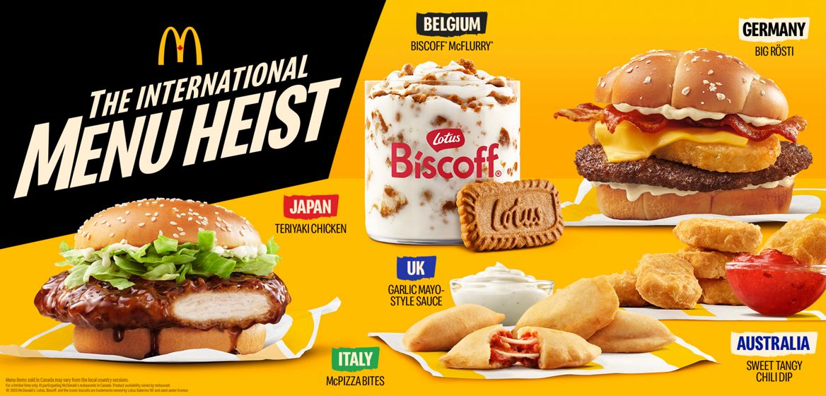 International Menu Heist: Global McDonald’s Inspired Icons Appear in Canada